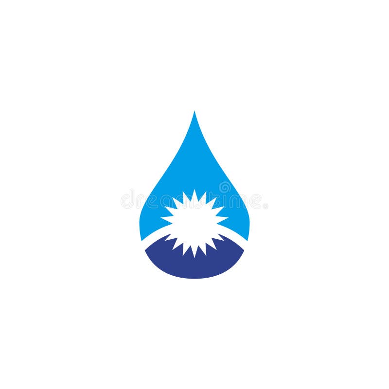 Water Drop Icon Logo Design Vector Template Stock Vector - Illustration ...