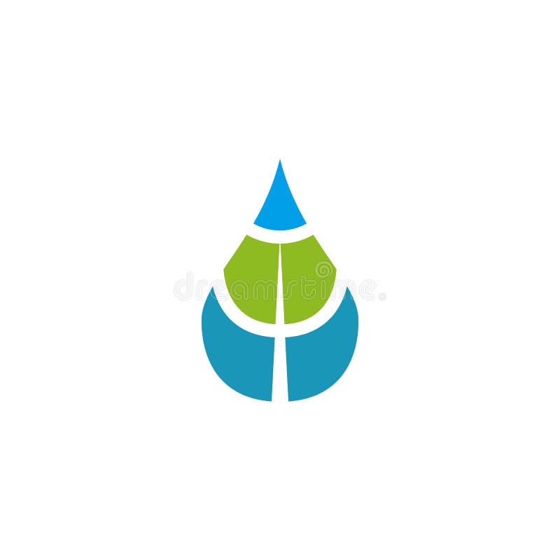 Water Drop Icon Logo Design Vector Template Stock Vector - Illustration ...