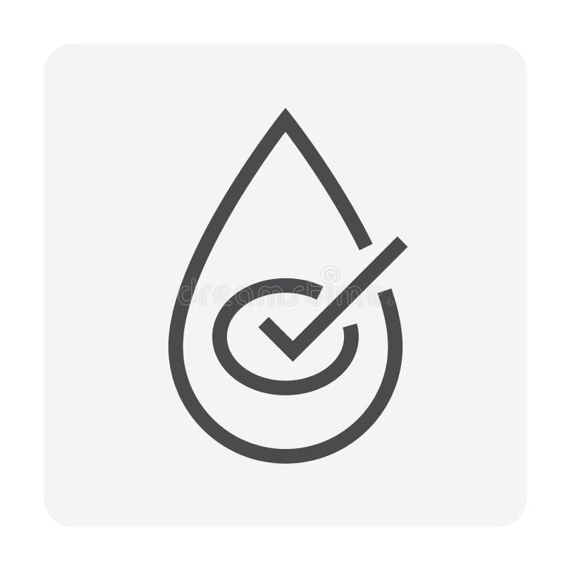 Water drop icon stock vector. Illustration of liquid - 190172830