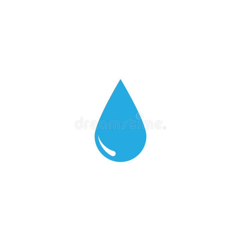 Water drop icon vector stock illustration. Illustration of droplet ...
