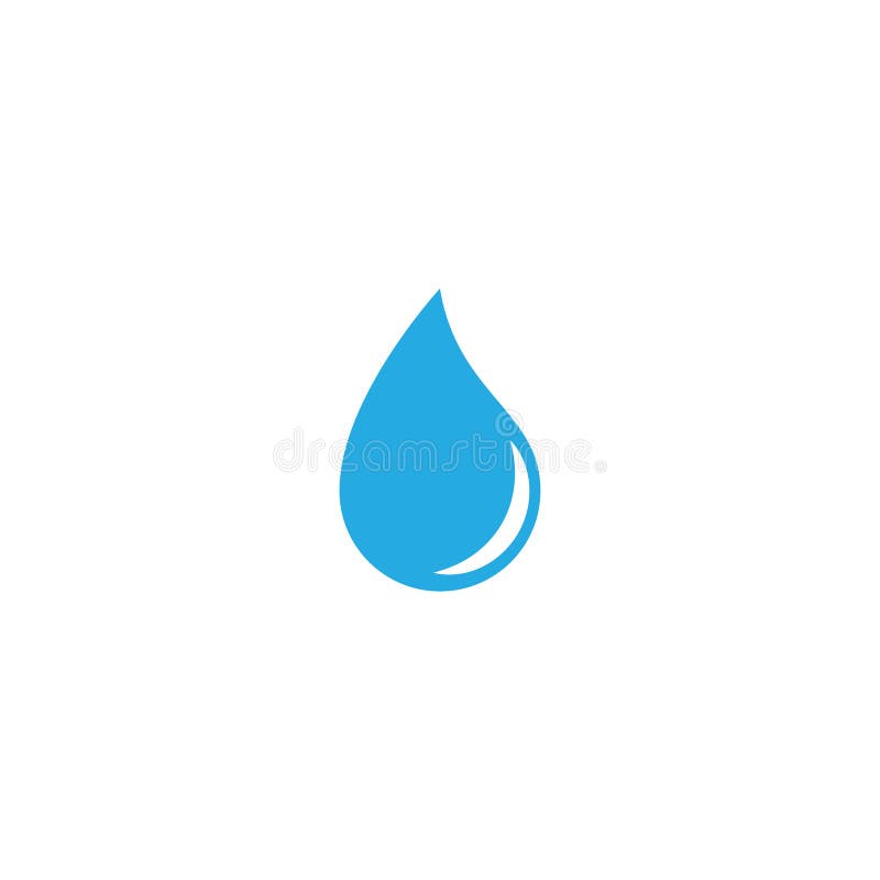 Water drop icon vector stock illustration. Illustration of clean ...