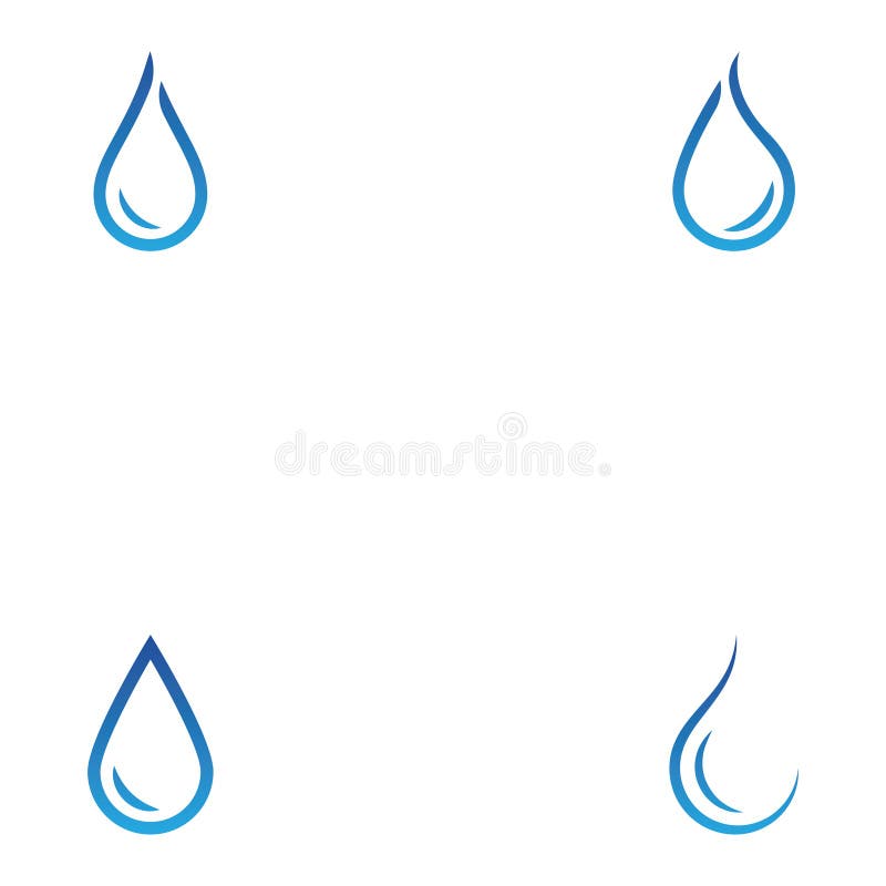 Water drop icon vector stock illustration. Illustration of abstract ...