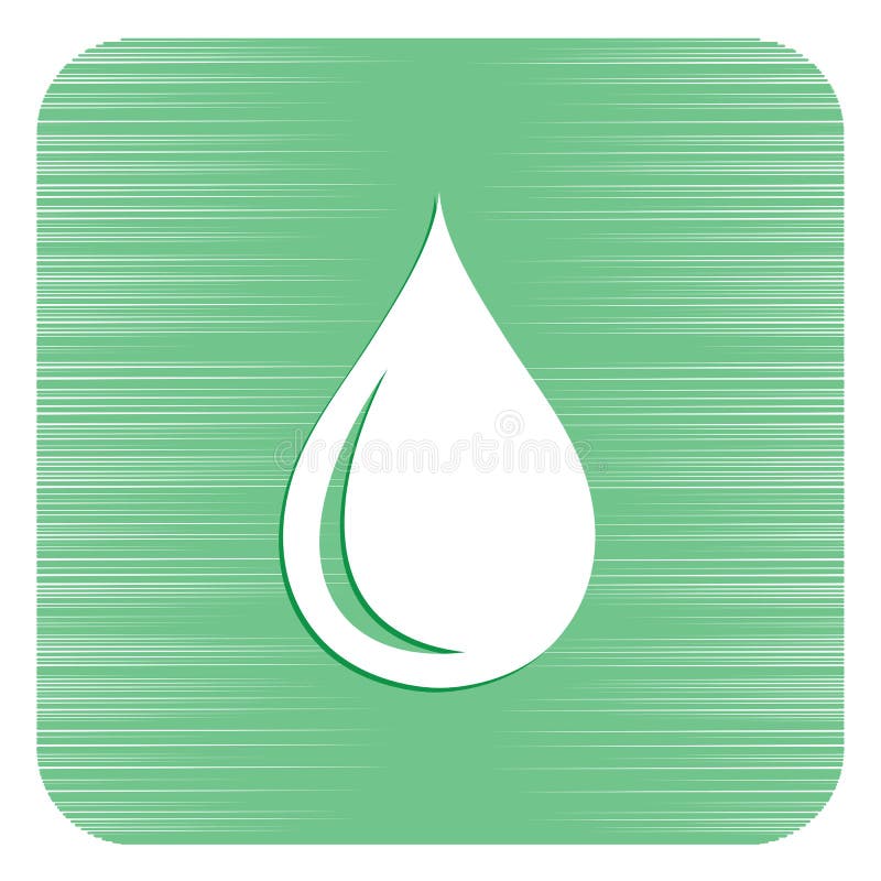 Water drop icon stock vector. Illustration of drop, pictograph - 114393295