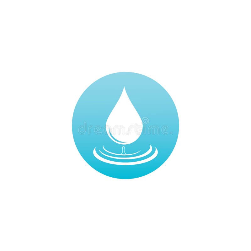 Water drop icon stock vector. Illustration of business - 195436540