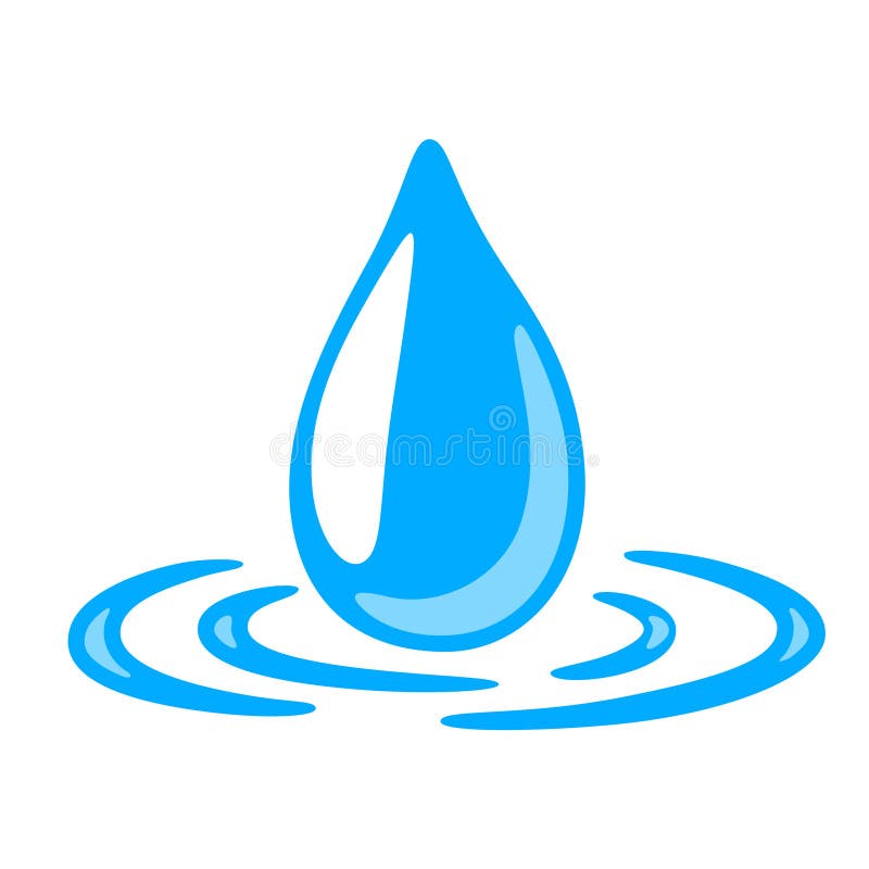 Water Drop Icons and Design Elements Stock Vector - Illustration of ...