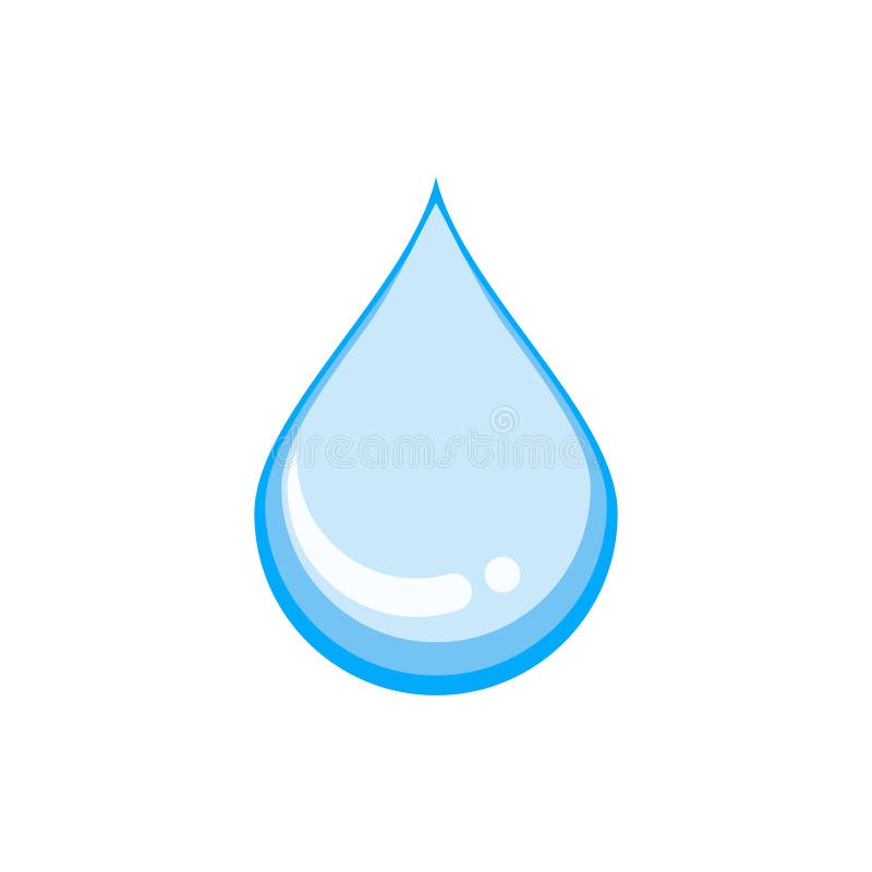 Water Drop Illustration Logo Vector Design Stock Vector - Illustration ...