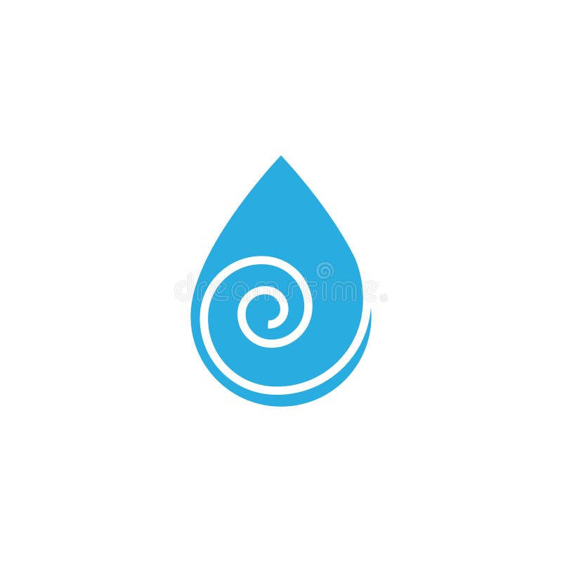 Water Drop Illustration Logo Vector Design Stock Vector - Illustration ...