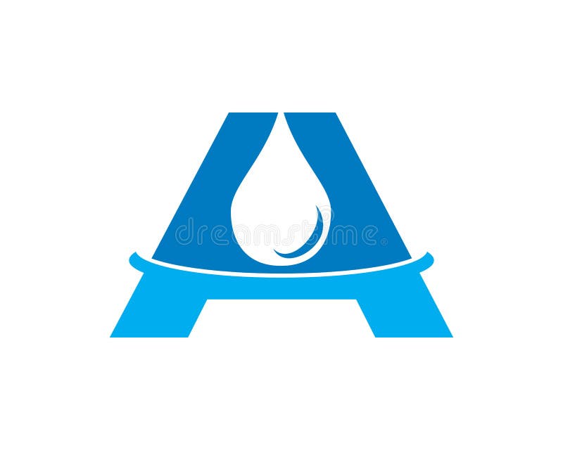 Set Of Water Drop Letter A Initial Logo Template Stock Illustration ... Set Of Water Drop Letter A Initial Logo Template Stock Illustration ...