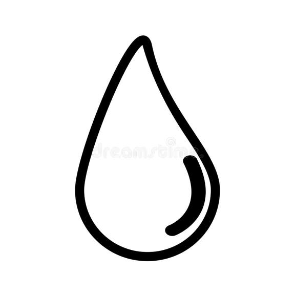 Water drop like dew stock vector. Illustration of icon - 267410197