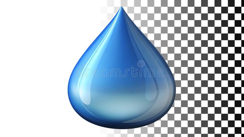 Water Drop, Liquid Symbol, and Nature Element Png Transparent Image ...