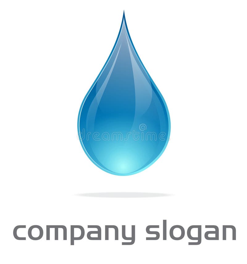 Water drop logo stock vector. Illustration of marketing - 21400183