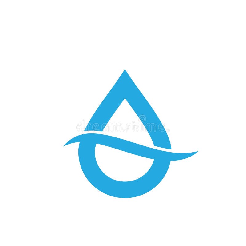 Water Drop Logo Design with Modern Concept Stock Vector - Illustration ...
