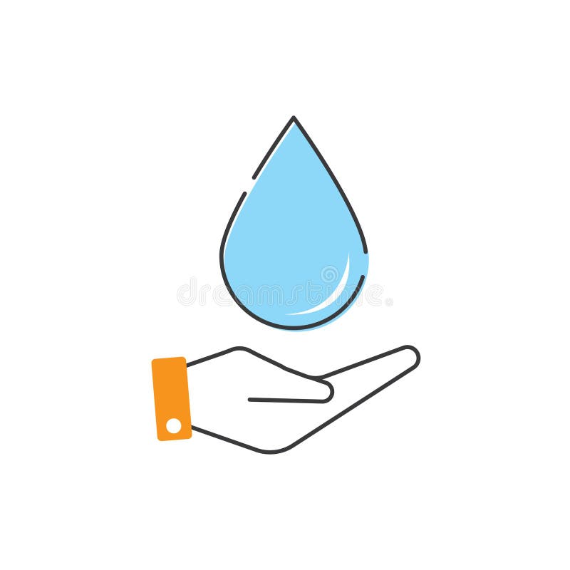 Water drop logo stock vector. Illustration of vector - 334394771