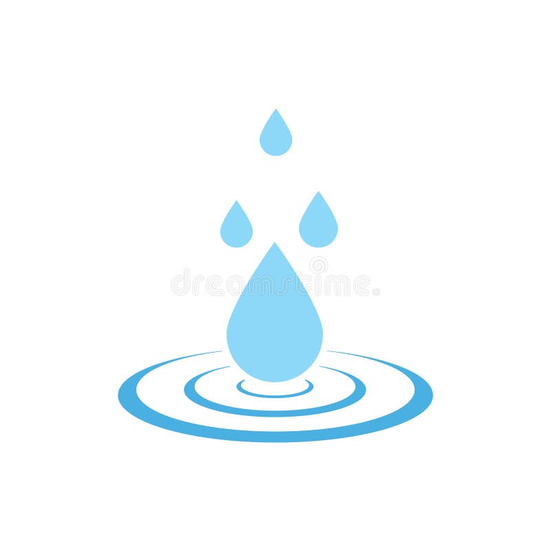 Water drop logo stock vector. Illustration of rain, liquid - 334394781