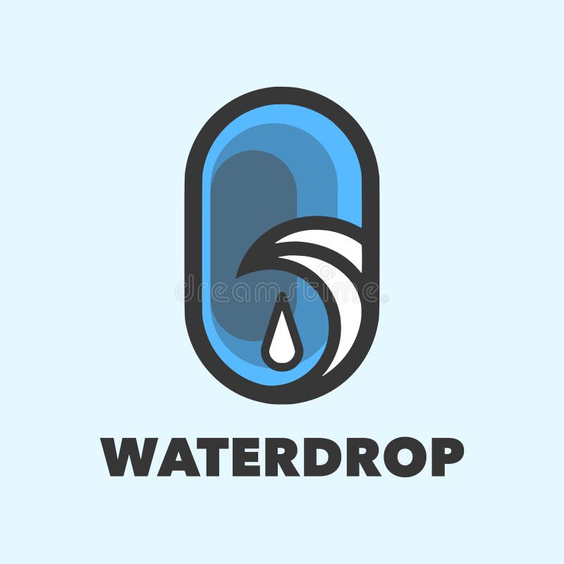 Water drop stock vector. Illustration of water, diagram - 272410890