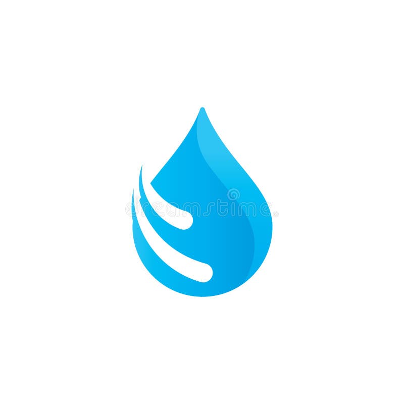 Water Drop Logo Template Vector Water Icon Design Stock Vector ...