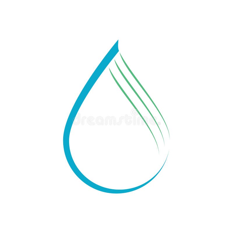 Water drop Logo Template stock vector. Illustration of white - 336285276