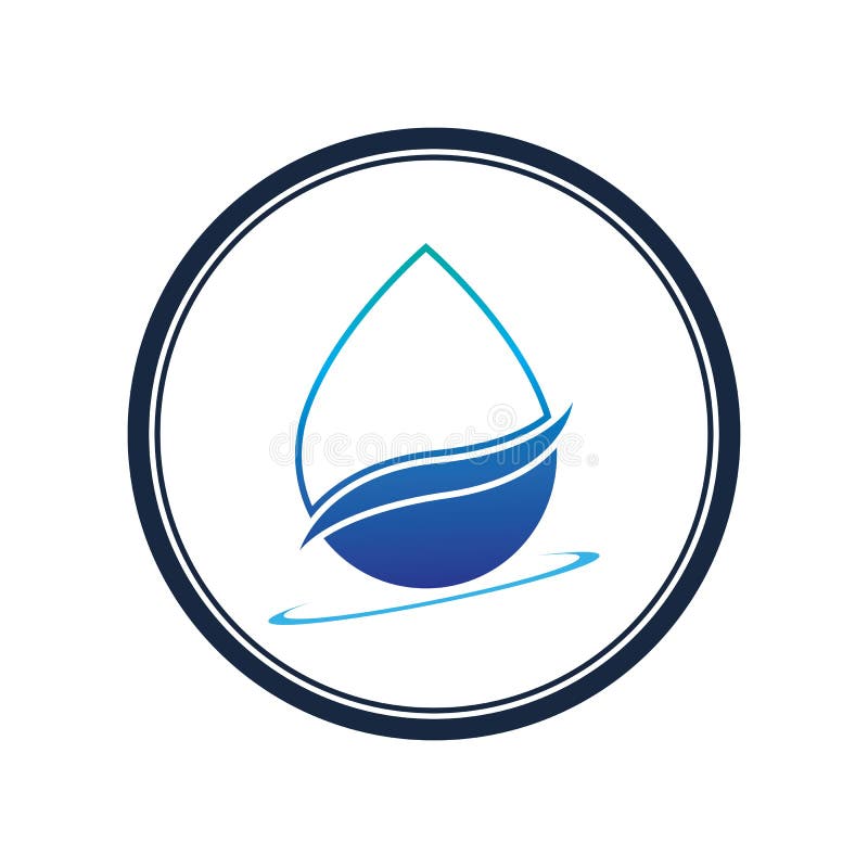 Water Drop Logo Template Vector Illustration Design Stock Vector ...