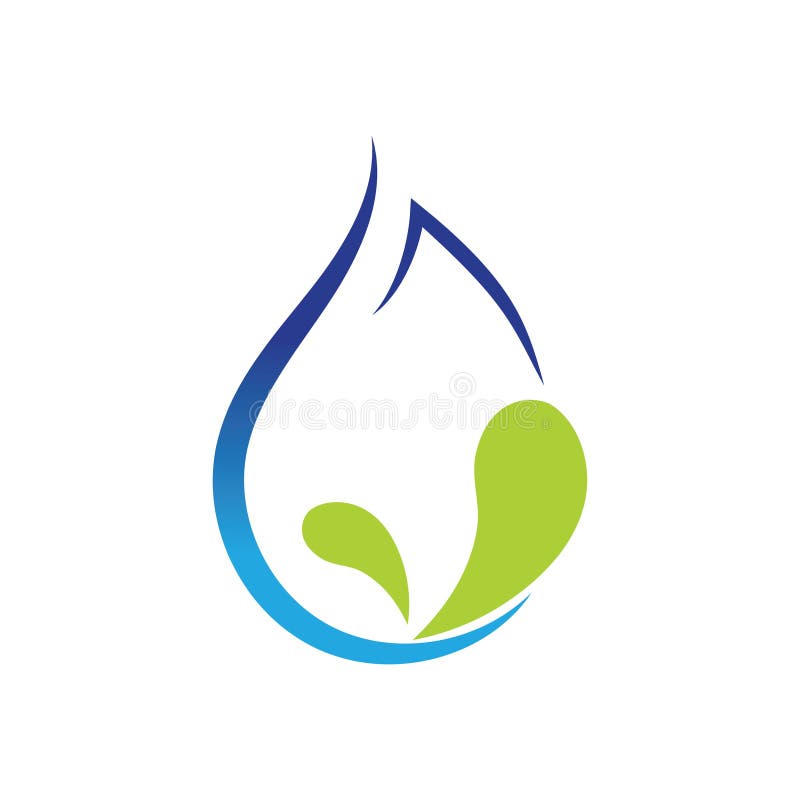 Water Drop Logo Template Vector Stock Vector - Illustration of elements ...