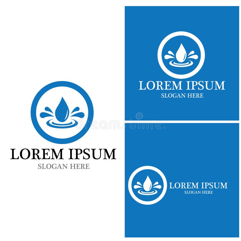 Circle water logo vector stock vector. Illustration of rings - 125484681