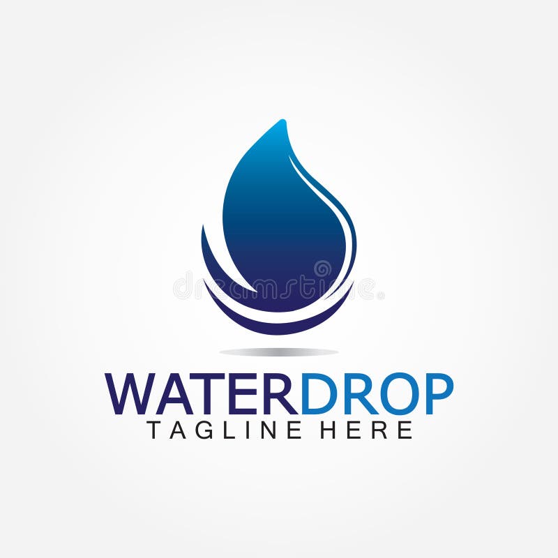 Water Drop Logo Vector Design Template Stock Vector - Illustration of ...