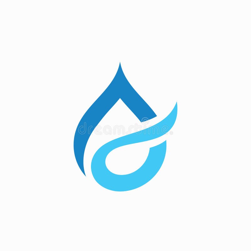 Water Drop Logo Vector Icon Stock Vector - Illustration of element ...