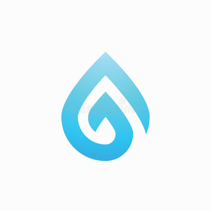 Water Drop Logo Vector Icon Stock Vector - Illustration of drink ...