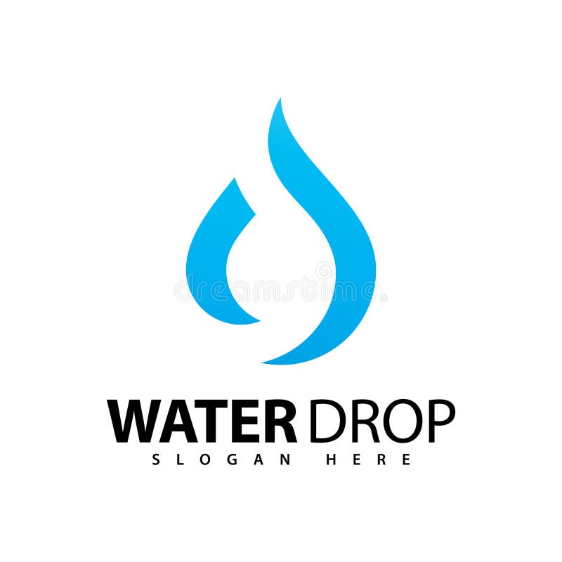 Water Drop Logo Vector Icon and Symbol Stock Vector - Illustration of ...