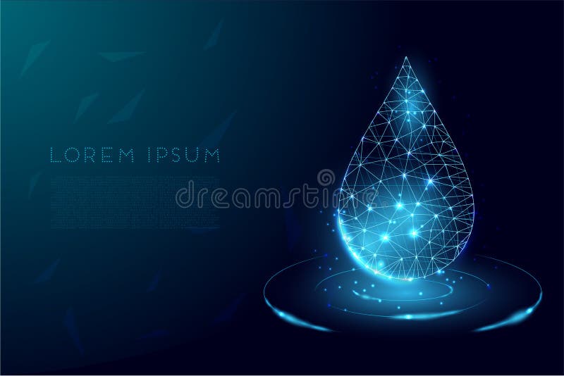 Water Drop Wireframe Stock Illustrations – 620 Water Drop Wireframe ...
