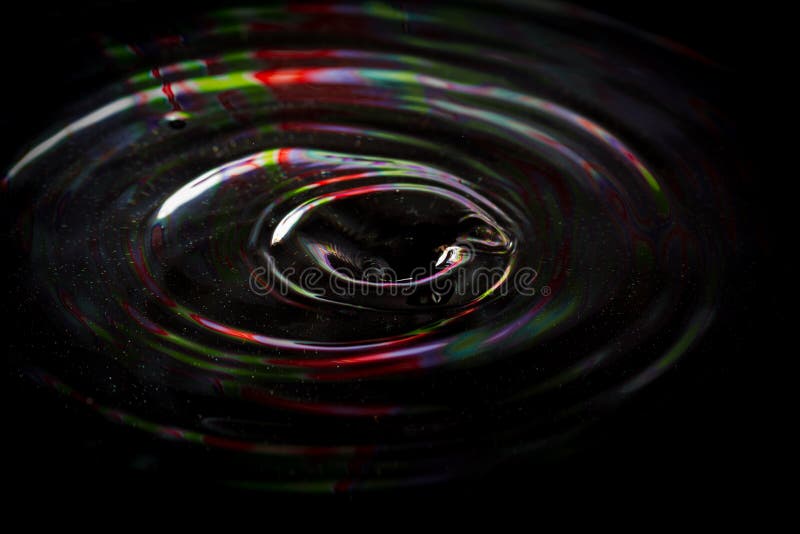 Water drop making ripples stock photo. Image of making - 103993368