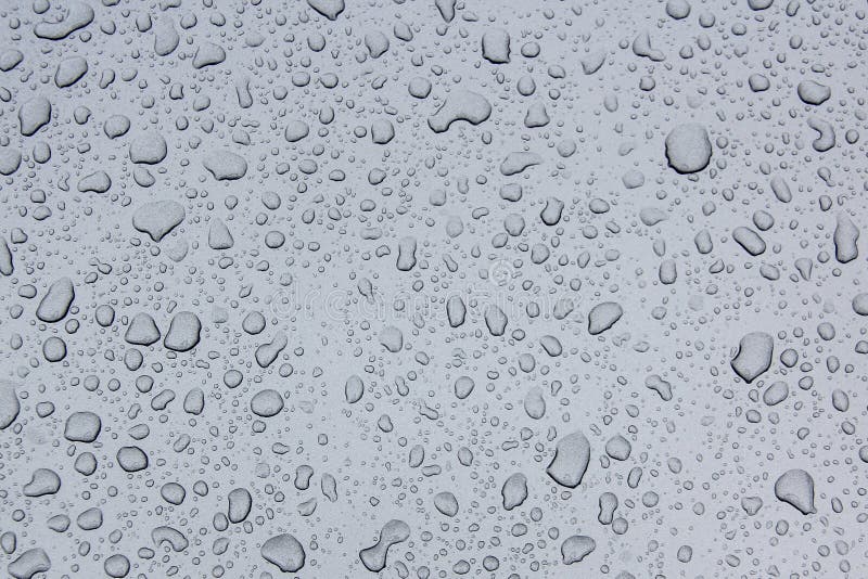 Water drop on metal stock image. Image of drop, raindrop - 95125489