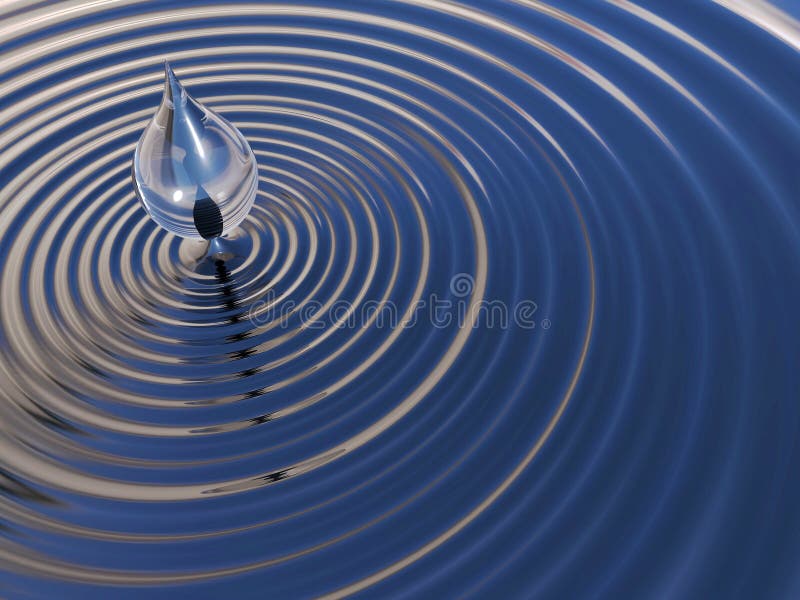 Water Drop Motion Close Up on Background Stock Illustration ...