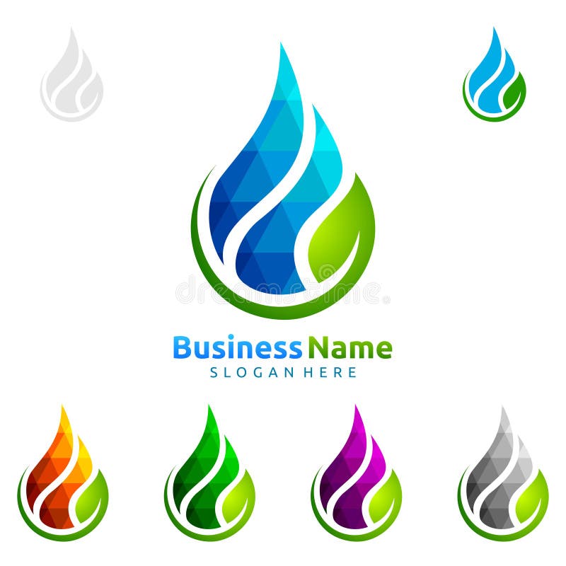 Plant Water Drop Logo Vector Stock Illustrations – 8,524 Plant Water ...