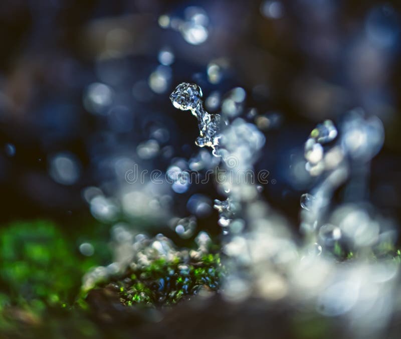 Water Drop Nature Splash Colorful Stock Photo - Image of drop, freezing ...