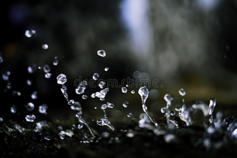 Water Drop Nature Splash Colorful Stock Photo - Image of splash ...