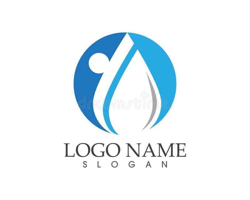 Water People Logo Design Template Stock Vector - Illustration of ...