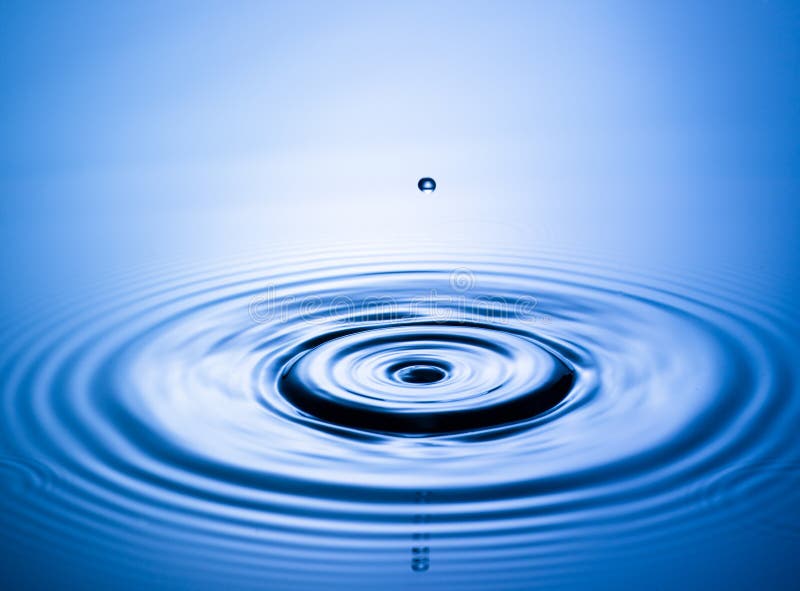 Water Intersecting Ripples stock photo. Image of clear - 6725620