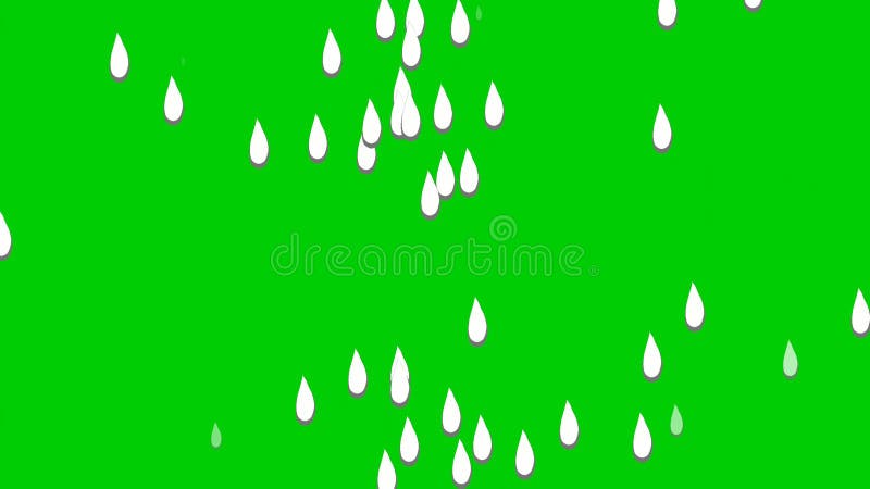 Rain Water Drop Animation Motion Graphics on Purple Background Stock ...