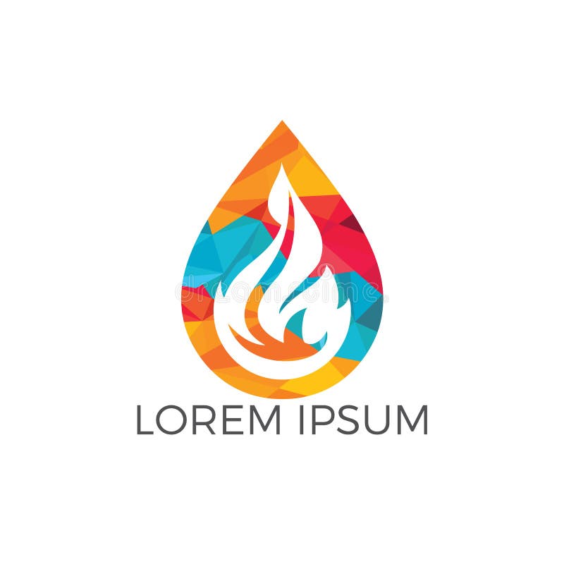 Fire Water Restoration Icon Logo Stock Illustrations – 62 Fire Water ...