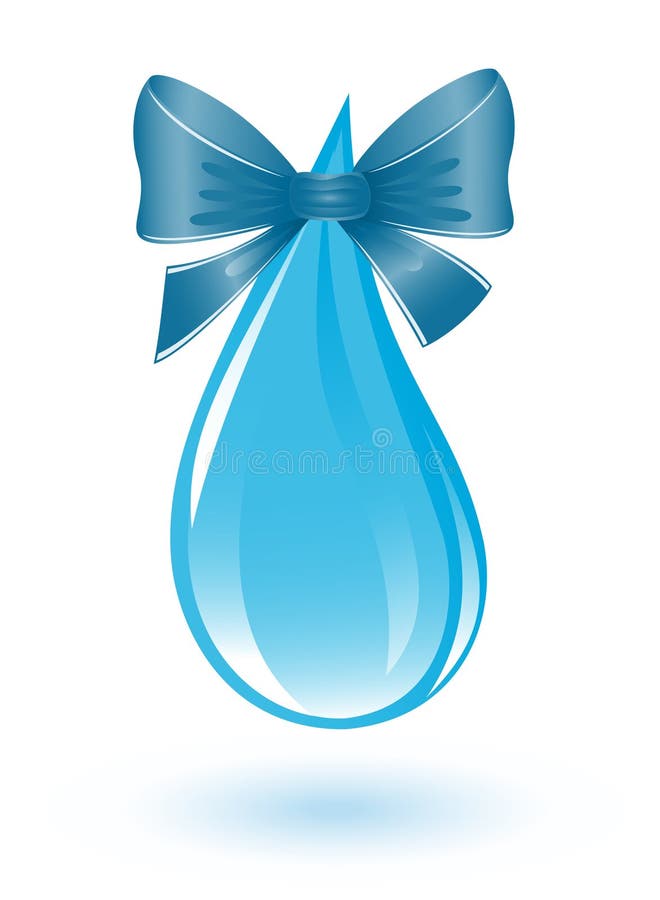 Sparkling drop of water stock vector. Illustration of water - 8880779