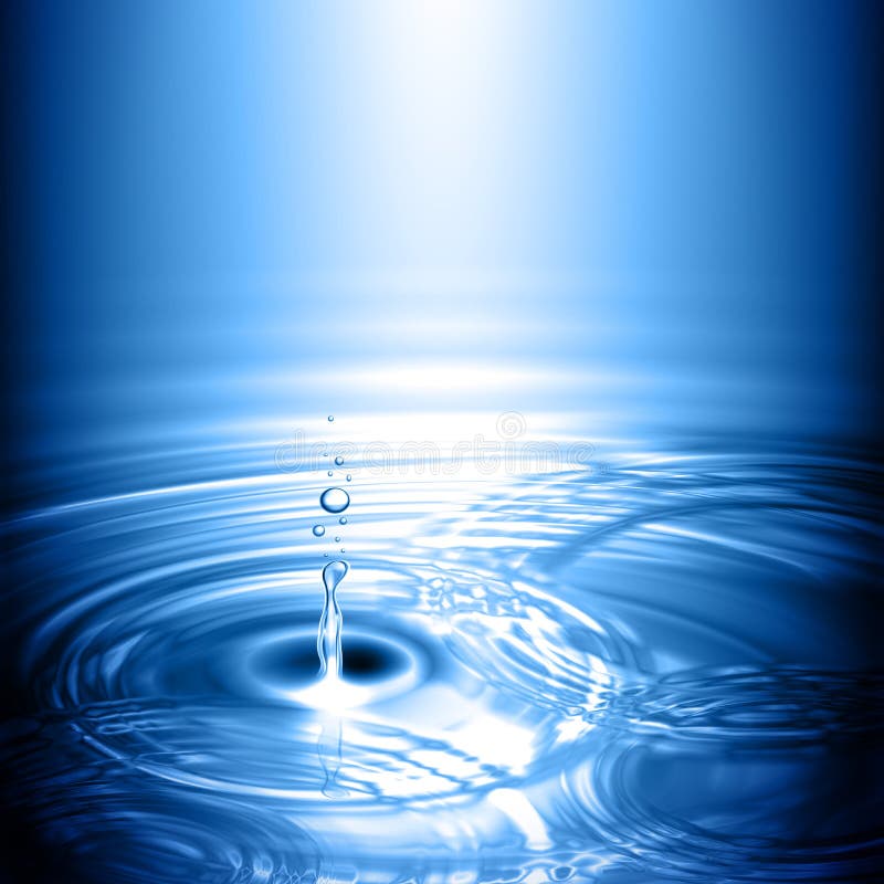 Water Drop Ripple Wave Radial Rain Light Background Stock Vector ...