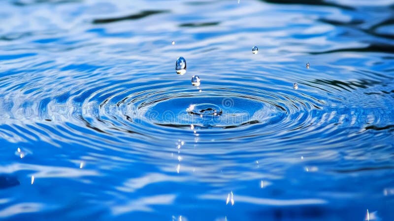 Water Drop Ripples stock image. Image of wave, calm - 339084993