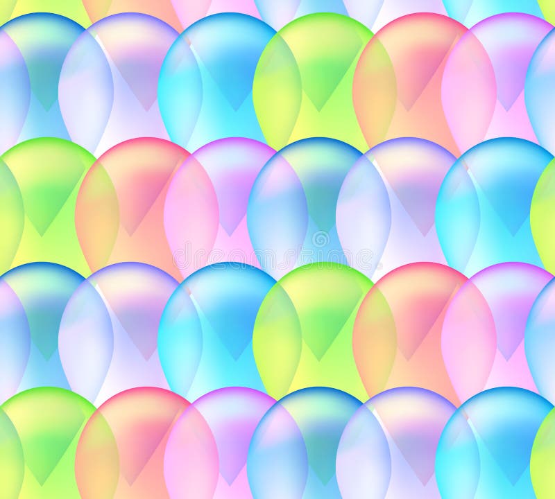 Water Drop Seamless Pattern. 3d Realistic Vector Illustration. Water ...