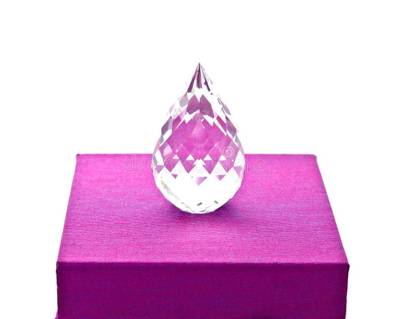 Water drop-shape crystal stock image. Image of fashion - 22084801