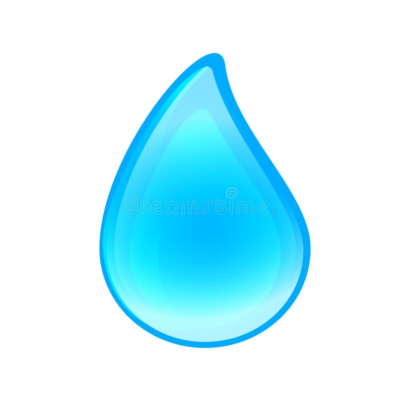 Water Drop Shape, Droplet Icon, Water Symbol Stock Vector ...