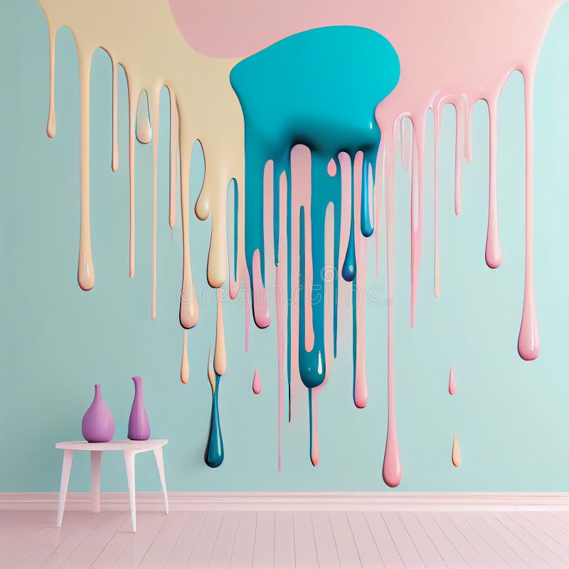 Water Drop Soft Color Abstract Wallpaper Stock Illustration ...