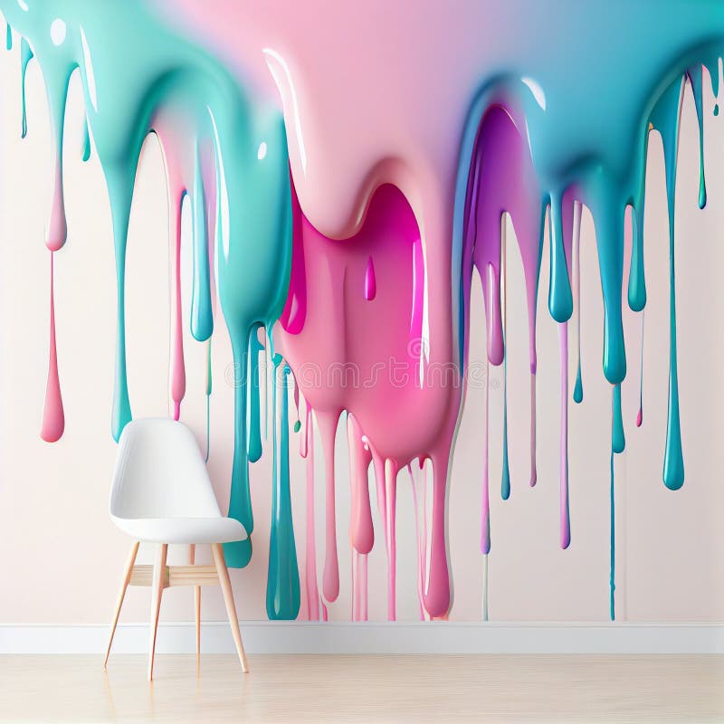 Water Drop Soft Color Abstract Wallpaper Stock Illustration ...