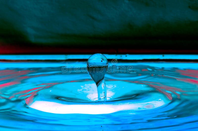 Water drop and spalsh stock photo. Image of liquid, purity - 84162322