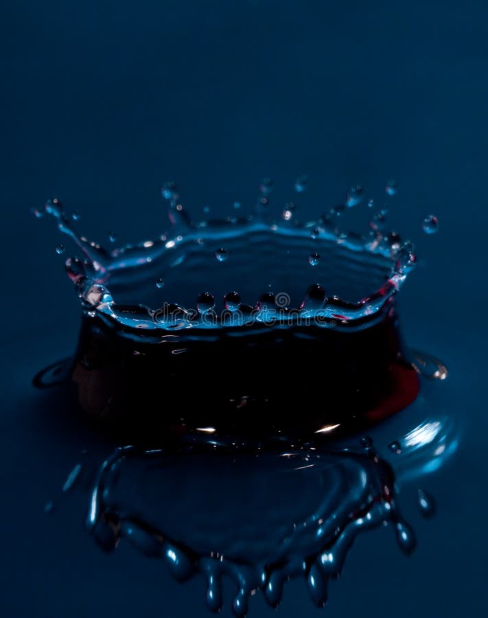 Water drop Splash stock photo. Image of reflect, refreshing - 12181904