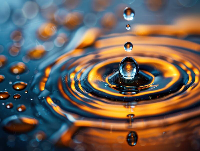 Water Drop Splash Abstract Art Dynamic Patterns of Movement, Life and ...